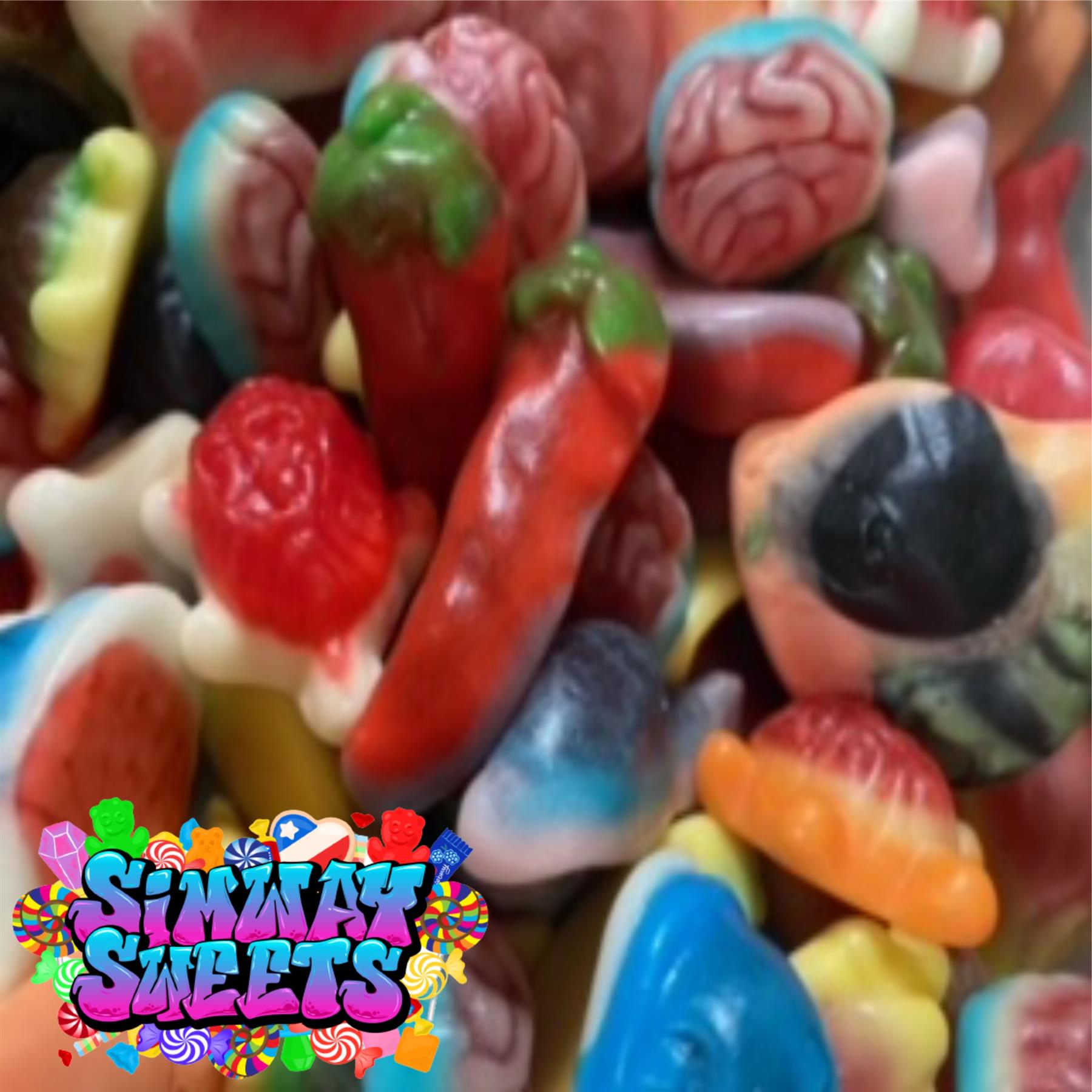 Jelly Filled 1KG Pick 'n' Mix Bag – Simway Sweets