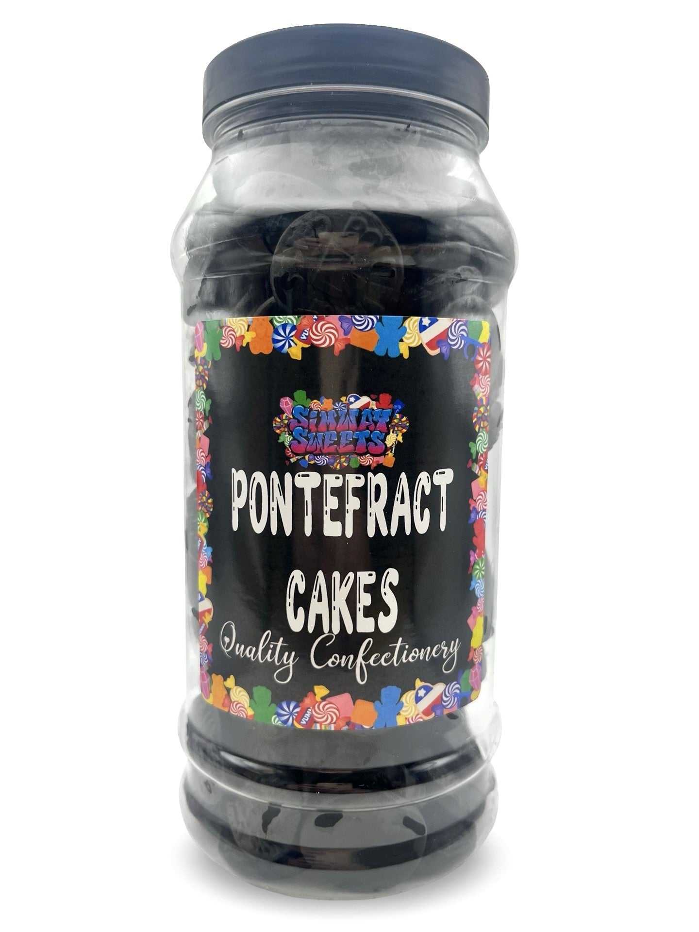Pontefract Cakes Liquorice Tablets Aniseed Sweets Gift Jar - 770g ...