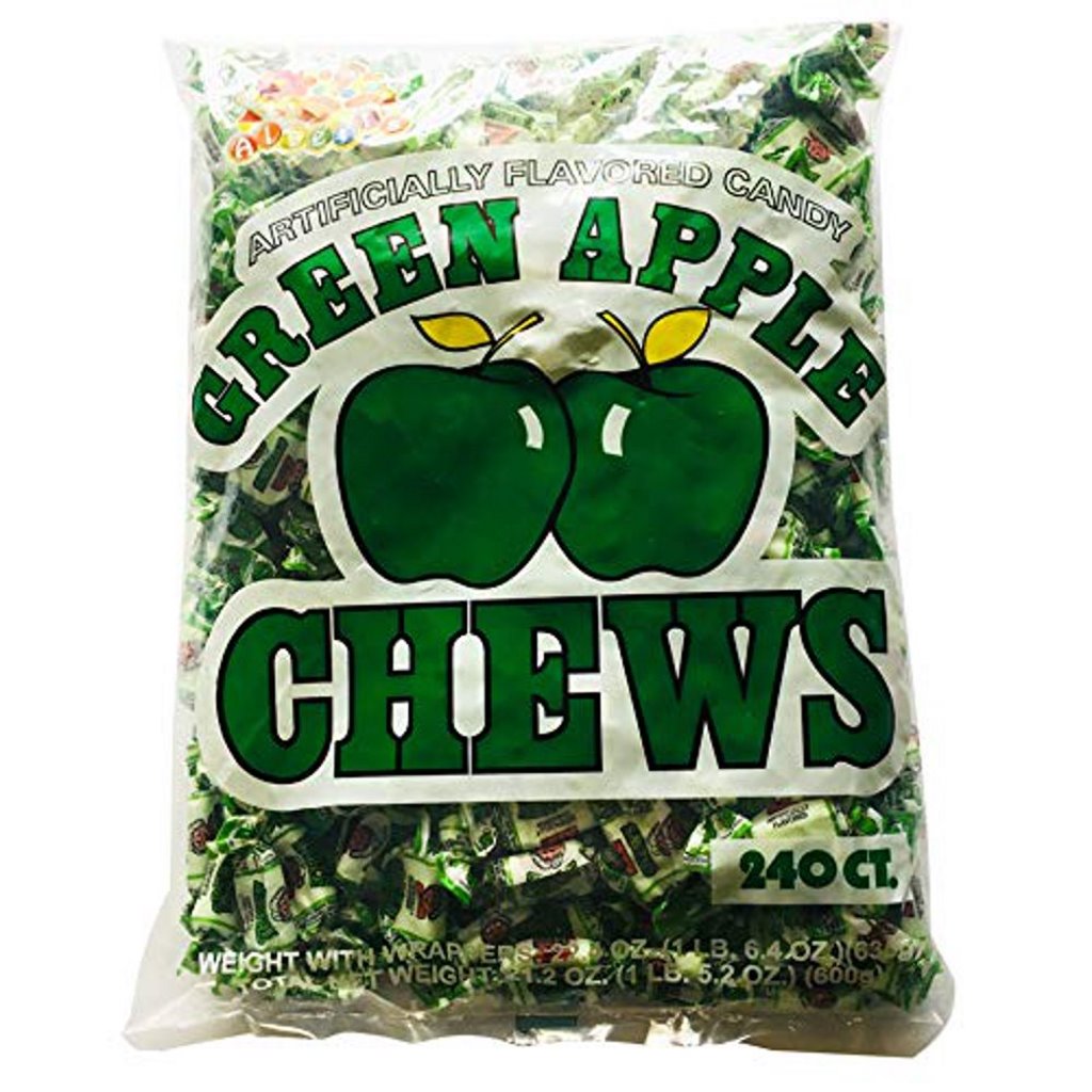 Alberts Chews - Green Apple (240 Pieces) – Simway Sweets